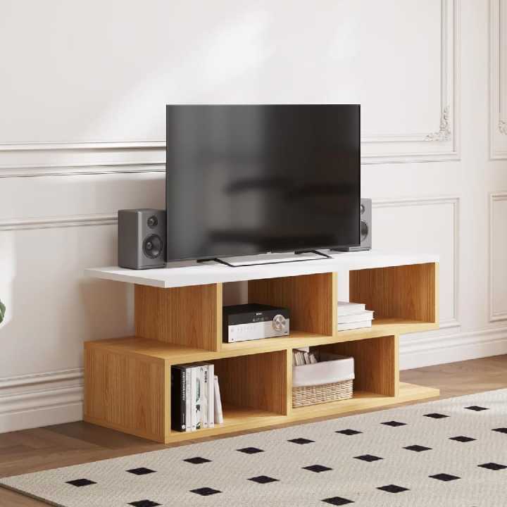 Floor Standing TV Entertainment Unit Setup Box Stand TV Cabinet with ...