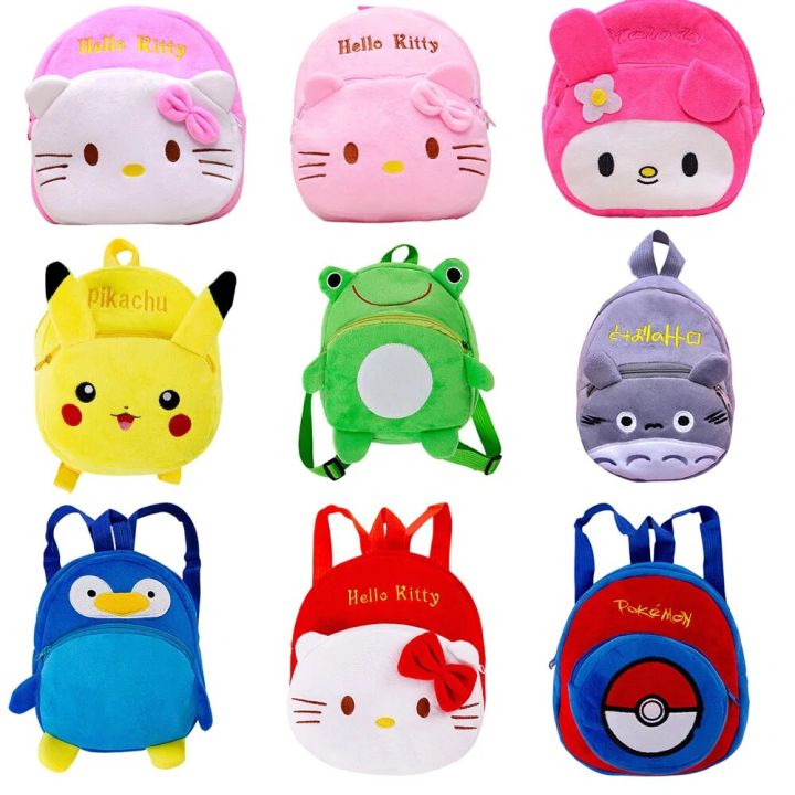 Sanrio Kit Cat Anime Children Plush Toys Backpack Mouse Hello Kitty ...