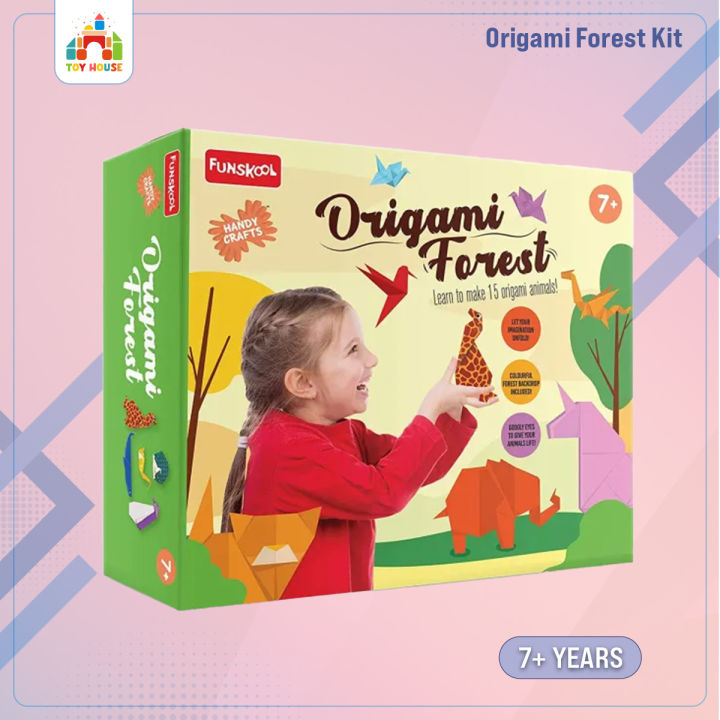 FUNSKOOL Handycrafts - Origami Forest Pet Make 15 Different Pet Art and ...