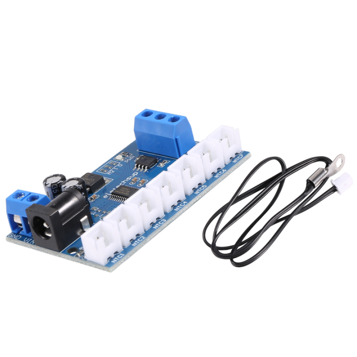 7 Channel RS485 Temperature Sensor Measurement MODBUS RTU Paperless ...