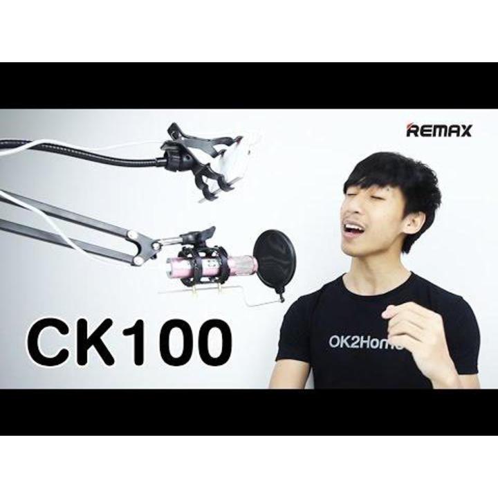 Remax CK100 Microphone and Smartphone Lazypod Stand - Black | Daraz.com.bd