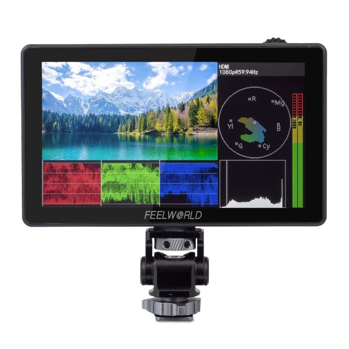 FEELWORLD LUT5 5.5 Inch DSLR Camera Field Monitor Video Monitor - black ...