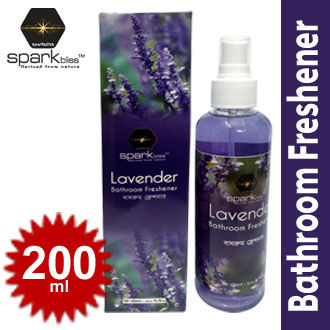 Spark Bliss Lavender Natural Bathroom Freshner Spray- 200ml | Daraz.com.bd
