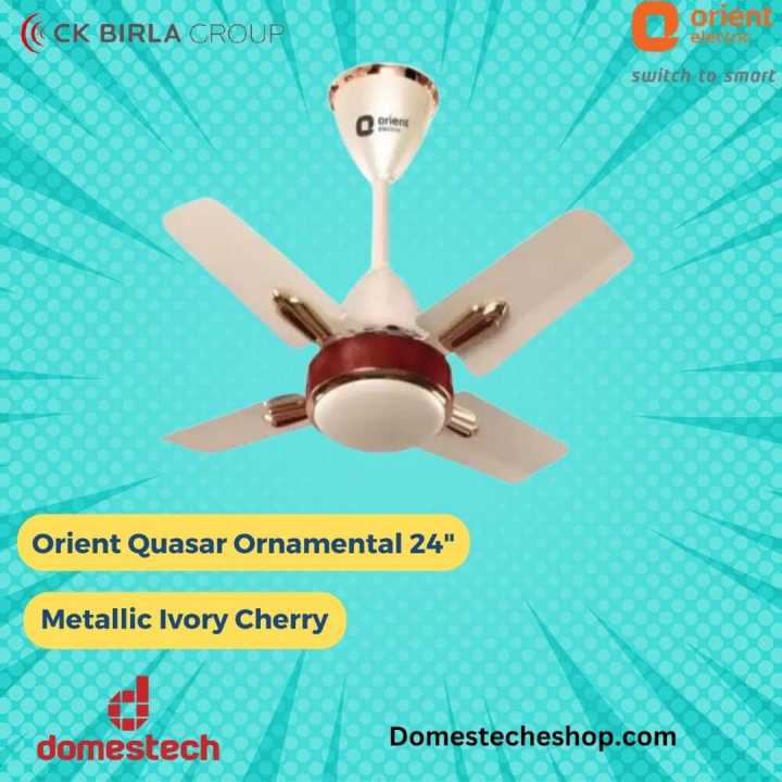 Orient Quasar Ornamental 24" Ceiling Fan (Ivory Cherry) | Daraz.com.bd