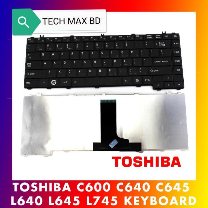 LAPTOP KEYBOARD FOR TOSHIBA SATELLITE C600 C640 C645 L600 L630 L635 ...