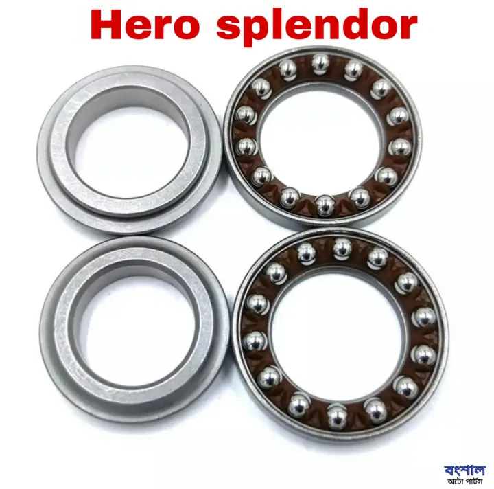 Ball Racer or Ball Race Bearing Steering Kit For Motorcycle. Hero ...