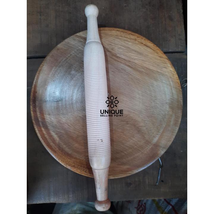 Roti Maker Wooden - Ruti Pira and belon Kather- 1set | Daraz.com.bd