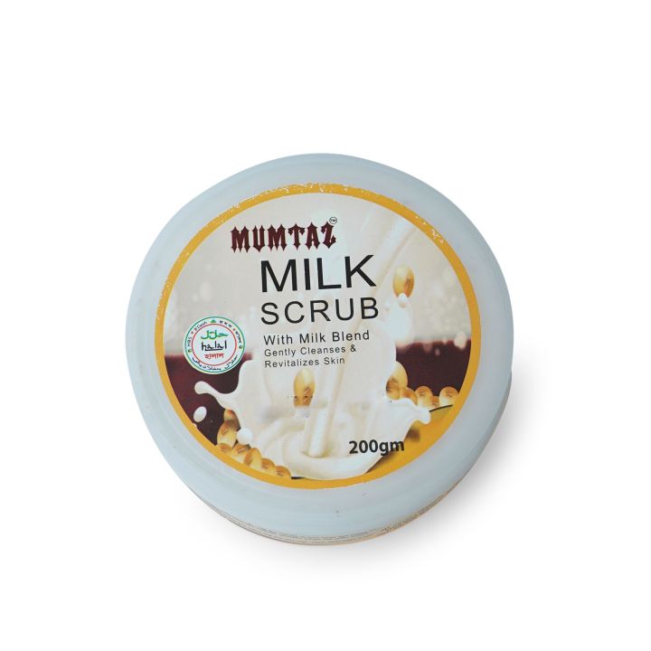 Mumtaz Harbal milk scrub 200 gm for face | Daraz.com.bd