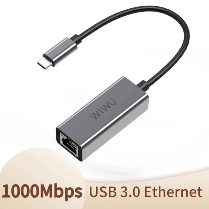 【VisioN Shop】USB C Ethernet Type-c to RJ45 Lan Adapter Fast Speed USB ...