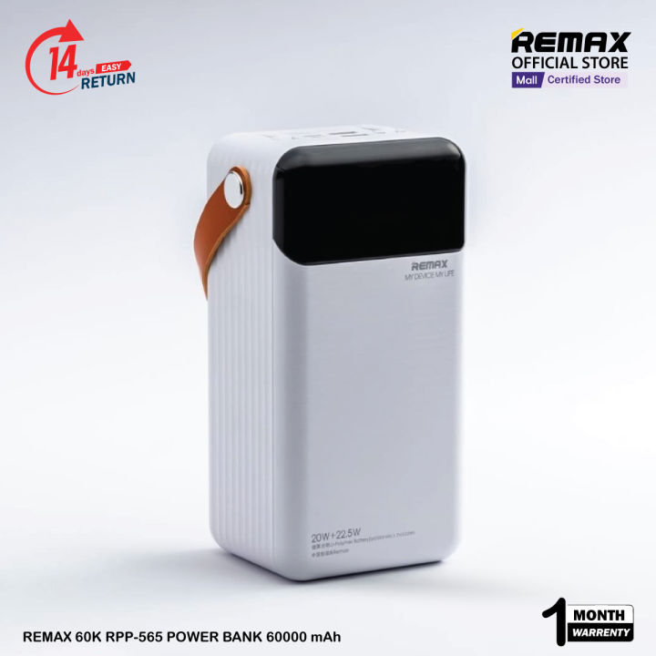 Remax Rpp-565 60000mAh Large Capacity Portable Power Banks Fast Charging Power Bank With Led ...