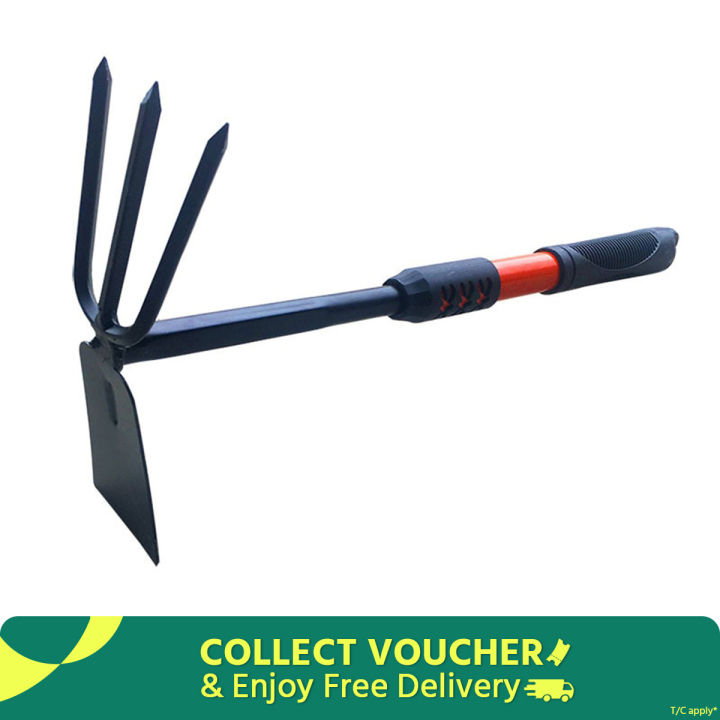 2 in 1 Multi Purpose Rake & Spade Garden Tools - 11 Inch | Daraz.com.bd