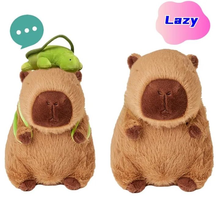 10cm Cute Capybara Plush Toy Stuffed Animals Capybara With Turtle ...