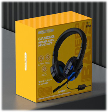 LVEIO Wired Over the Ear Headphones HP002 Stereo Earphone Gaming ...