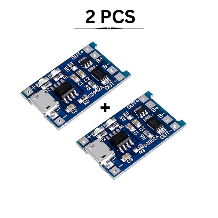 TP4056 DC 5V 1A Mini Micro USB Lithium Battery Charging Board DIY ...