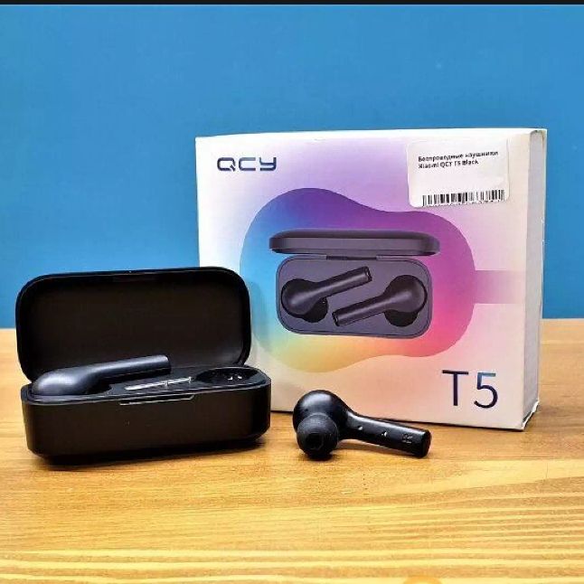 QCY T5 TWS Bluetooth 5.0 Earbuds | Daraz.com.bd