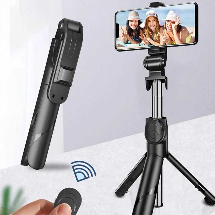 XT02 Bluetooth Extendable Selfie Stick with Wireless Remote for Making TikTok, Vlog | Daraz.com.bd