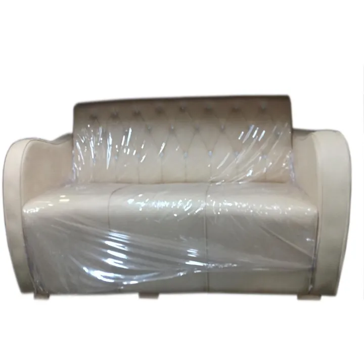 3 seater back stone fixed apple arm box sofa Cream Color-Modern box ...