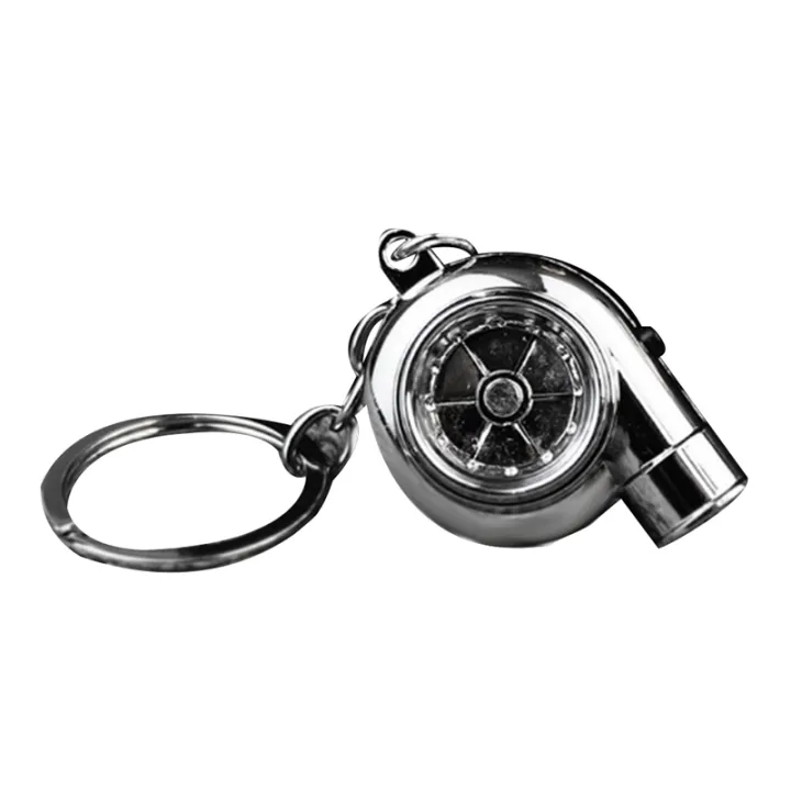 Car Turbo Spinner Keychain with Real Sound and LED Light Mini ...