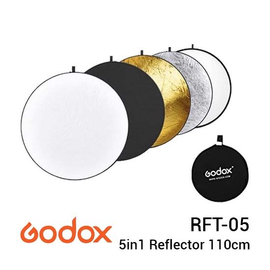 GODOX 5-in-1 Light Reflector Folding Reflectors Photography with Carry ...