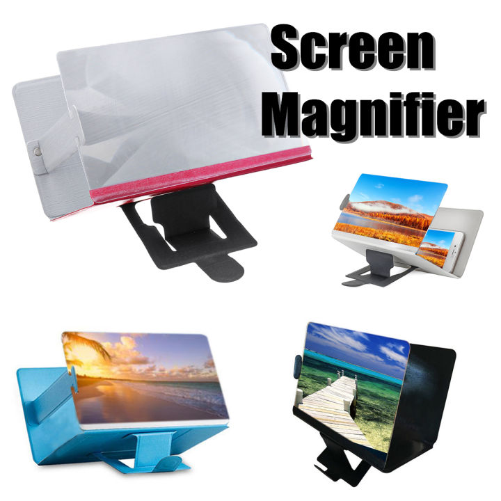 Popular HOT 12inch Mobile ph one Screen Magnifier 3D HD Video Amplifier ...