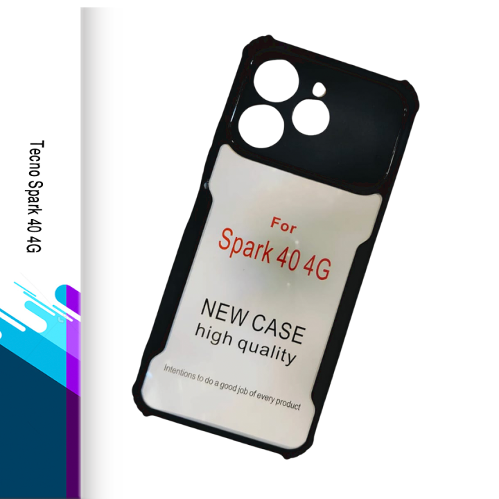 For Tecno Spark 40 4G - Transparent Silica Gel Matte ShockProof Slim ...