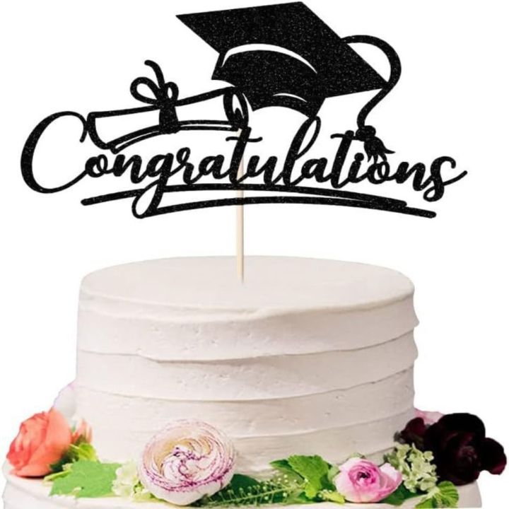 Party Supplies 2024 Congratulations Cake Toppers Multi-Styles Bachelor ...