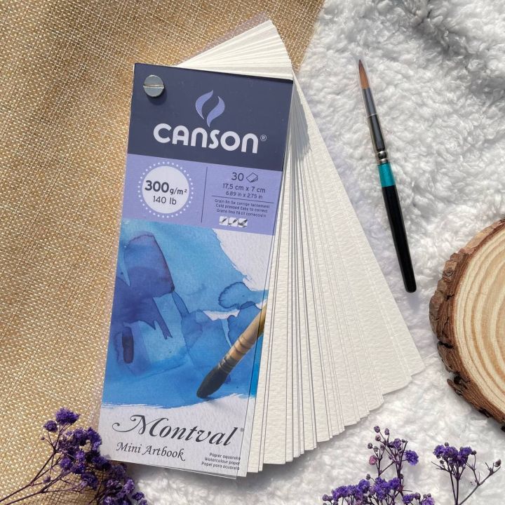 Canson Montval Mini Artbook of Watercolor Paper 300gsm 30sheets | Daraz ...