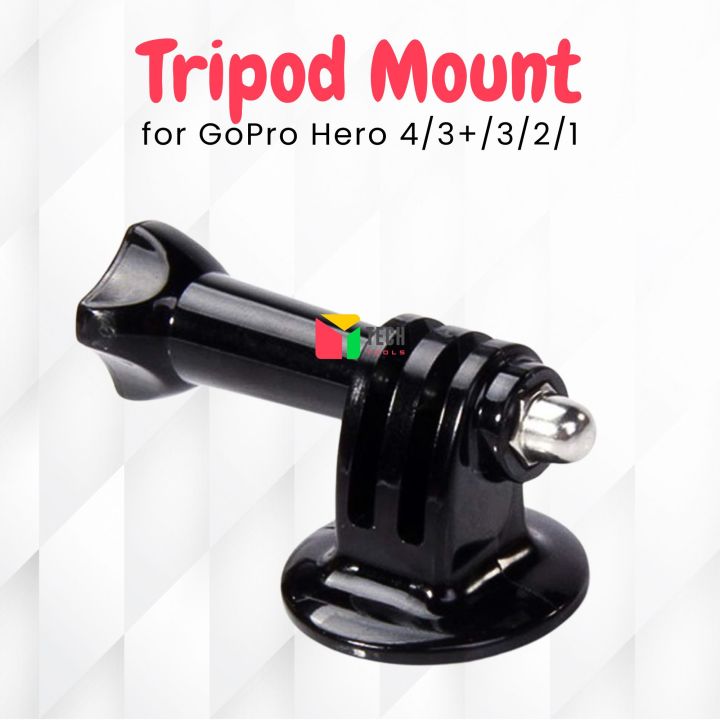 Tripod Mount Adapter with Long Screw Accessory for GoPro Hero 4/3+/3/2 ...