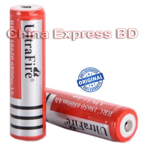 Ultra Fire 18650 Lithium Li-ion Rechargeable Battery | Daraz.com.bd