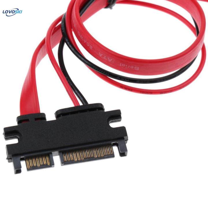 SATA 22Pin (7+15) Male to SATA 13Pin Female Power Extension Wire Cable ...