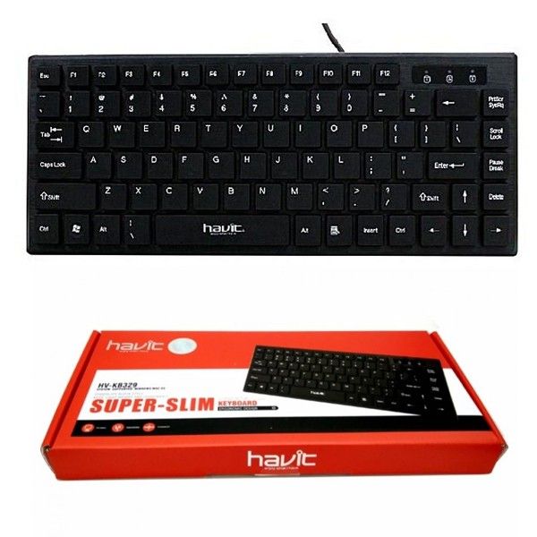 Havit Hv-Kb329 Super Slim(1Year Official Warranty) Mini Keyboard ...