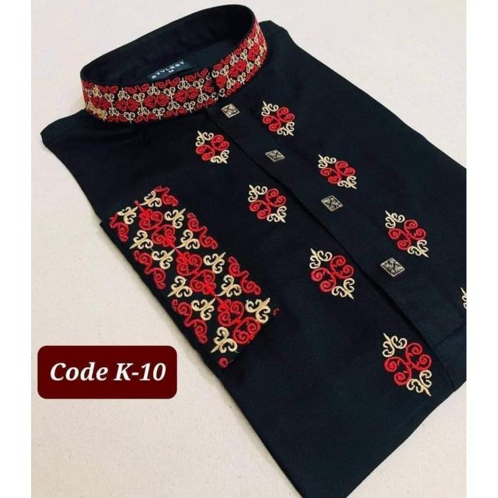 Slab Cotton New Exclusive 2024 Eid Collection Panjabi For Men - Panjabi ...