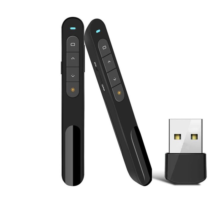 【Online】 Convenient RF 2.4GHz Presentation Point Clicker Remote Control ...