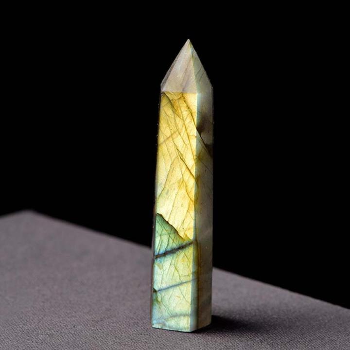 【VisioN Shop】Runyangshi Crystal Pillar Stone 1 Pc Simple Style Natural ...