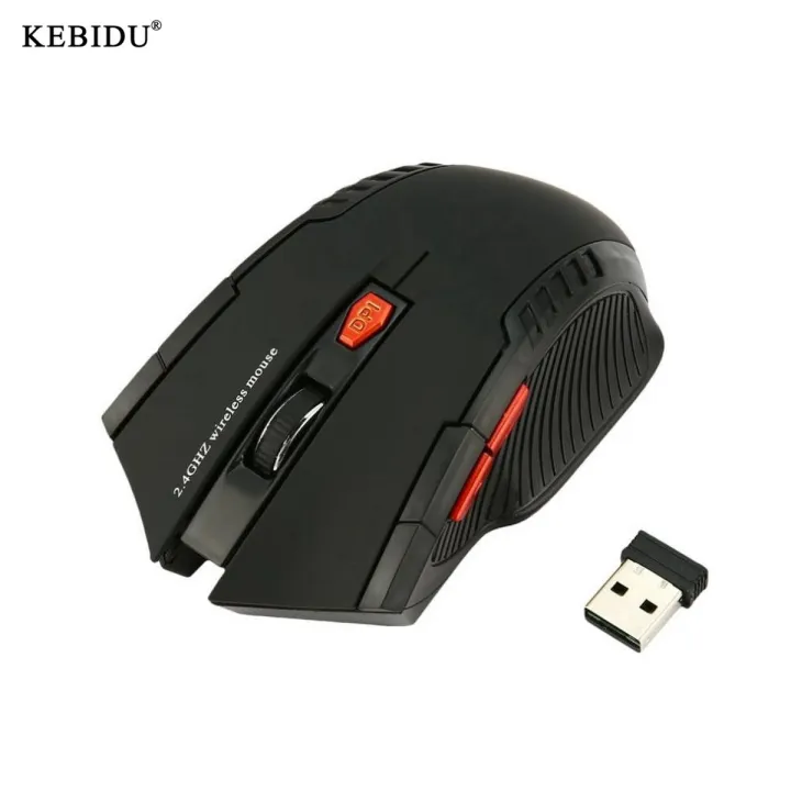【FUPANG】Kebidu Wireless Optical Mouse - 1600DPI 6 Buttons Gaming Mice ...