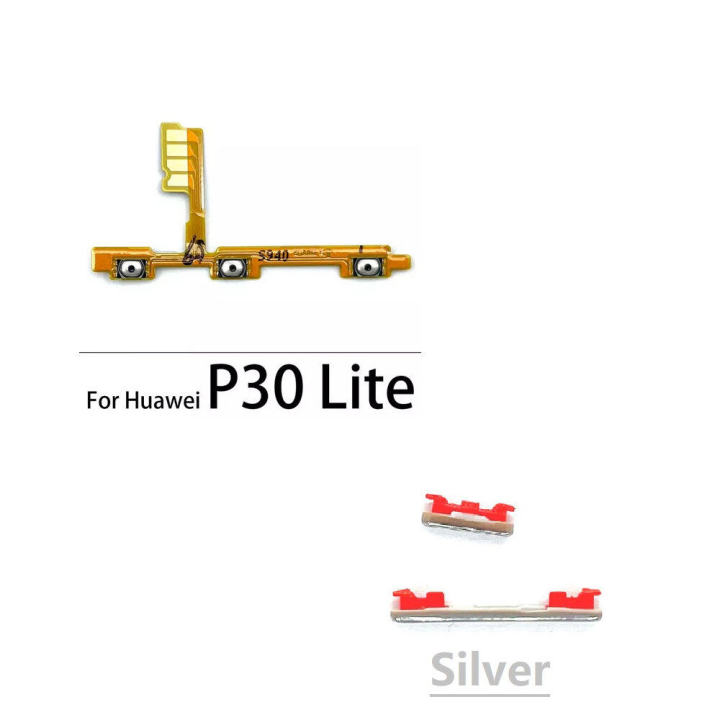 For P30 Lite Power on / off Switch Button Side Volume Up Down Buttons ...