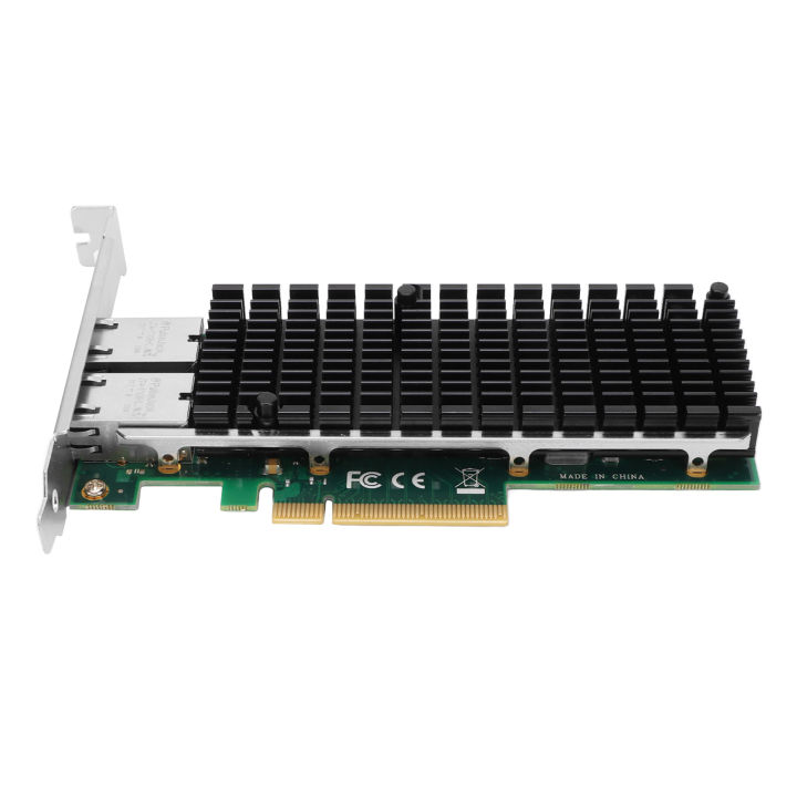 PCIE NIC Network Card 10Gb Dual RJ45 Ports for Intel X540 T2 Chipset ...