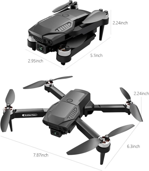 Brushless Drones with Camera for Adults 4K, Remote Control Quadcopters ...