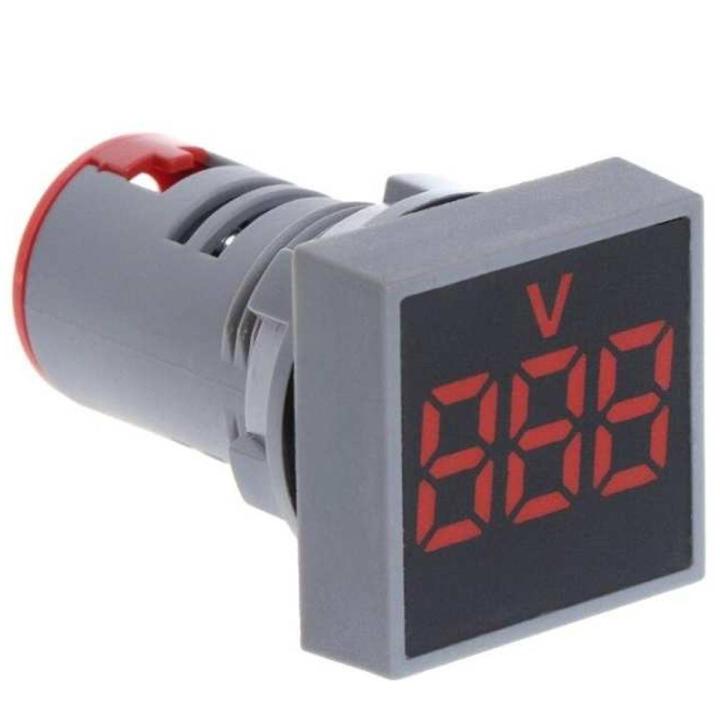 Voltmeter Square Panel Led Digital Voltage Meter Indicator Light Ad101 ...