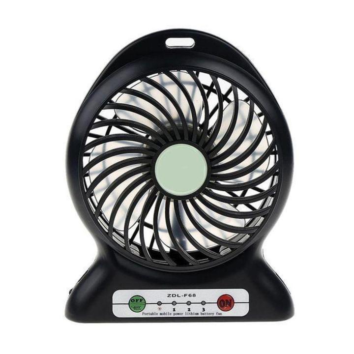 Mini USB Portable Fan with Powerbank - Black | Daraz.com.bd