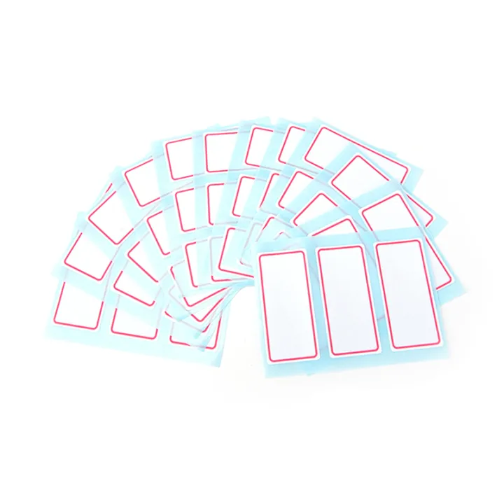 12 Sheets Self Adhesive Label Blank Note Label Sticky Writable Name ...