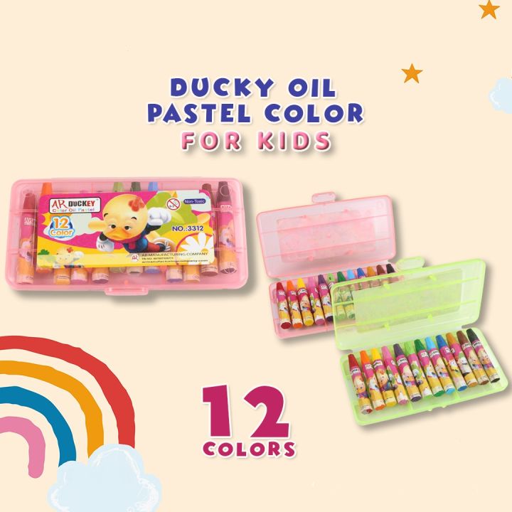 Ducky 12 color oill pastel | Daraz.com.bd