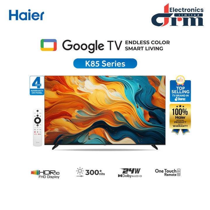 Haier H43K85FFX 43-Inch FHD Google TV | Daraz.com.bd