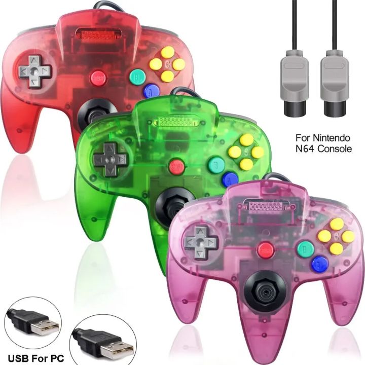 USB Wired N64 Controller for Windows PC Classic N64 Controller for ...