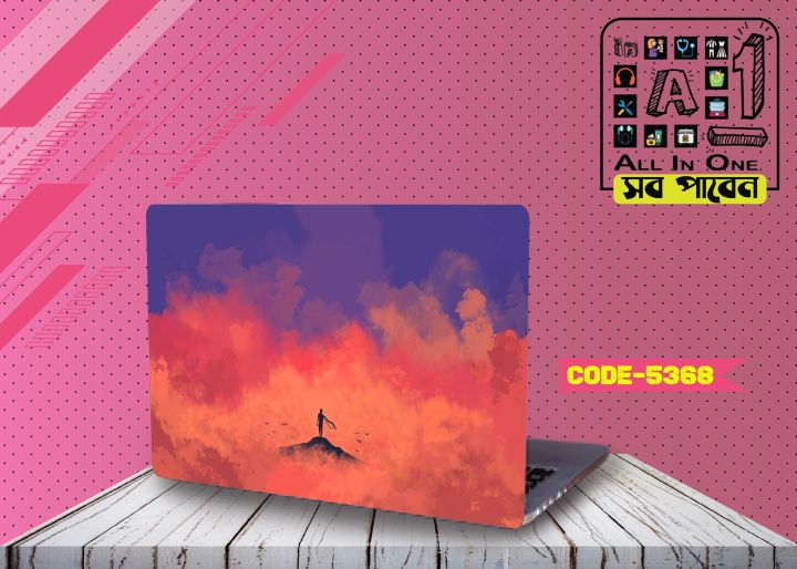 Minimalist Anime Design Laptop Sticker | Daraz.com.bd