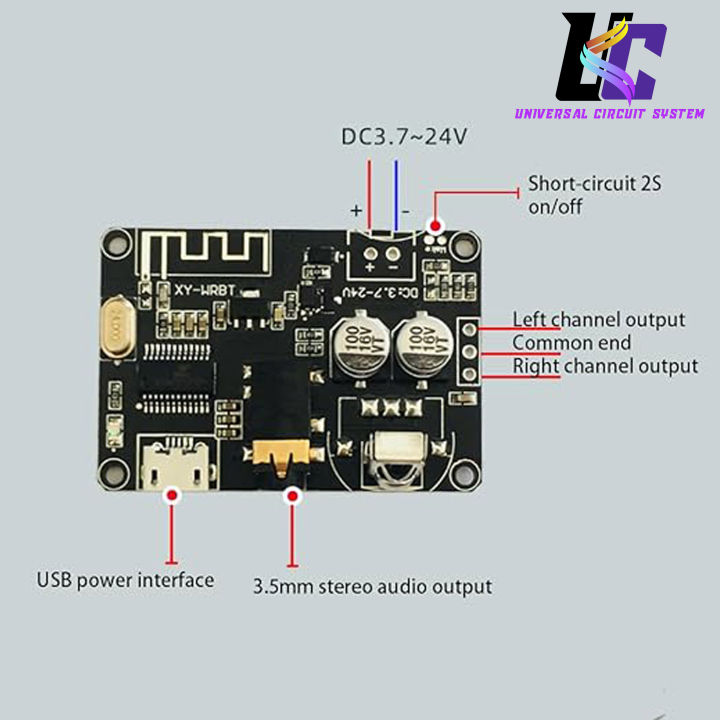 XY-WRBT 5.0 Bluetooth Decoder Board - Lossless Decoder, Stereo Audio ...