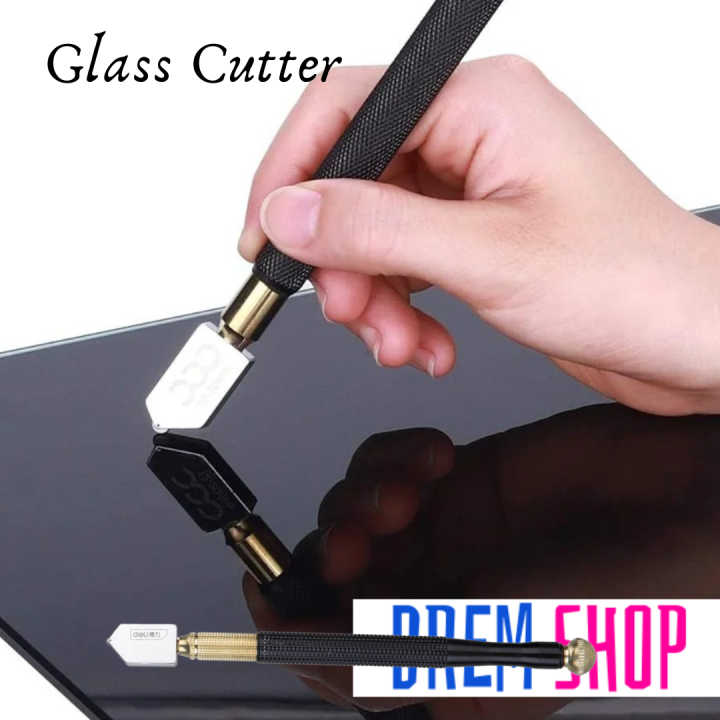 PROFESSIONAL GLASS CUTTER CUTTING LUBRICATED OIL FEEDTIPPED CRAFT ...