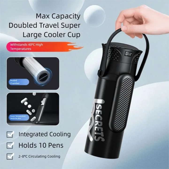Practical Rechargeable Insulin Refrigerated Cup Portable Design Large ...