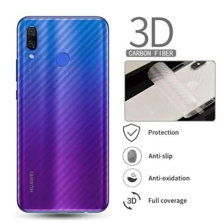 Carbon Fiber Sticker back Poly For Huawei Y9 (19) | Daraz.com.bd