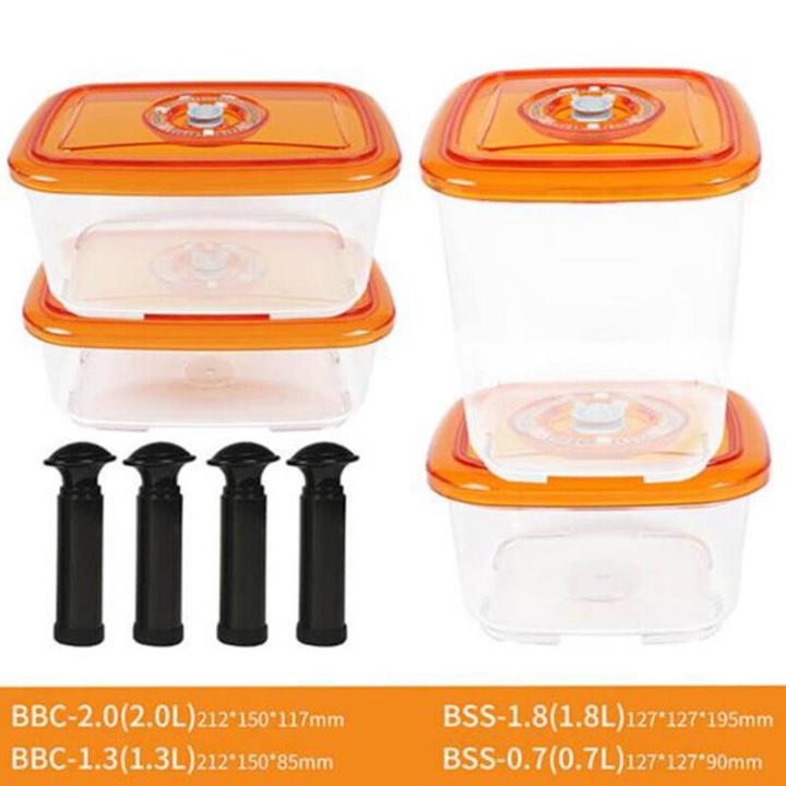 Vacuum Container Plastic Food Storage Container With Lid Damp Proof ...